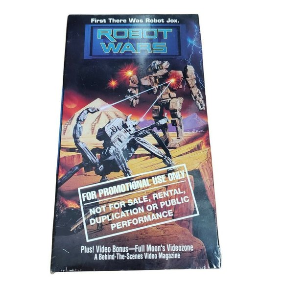 Media | Robot Wars Vhs Video Tape Promo Screener Horror Full Moon Rare ...